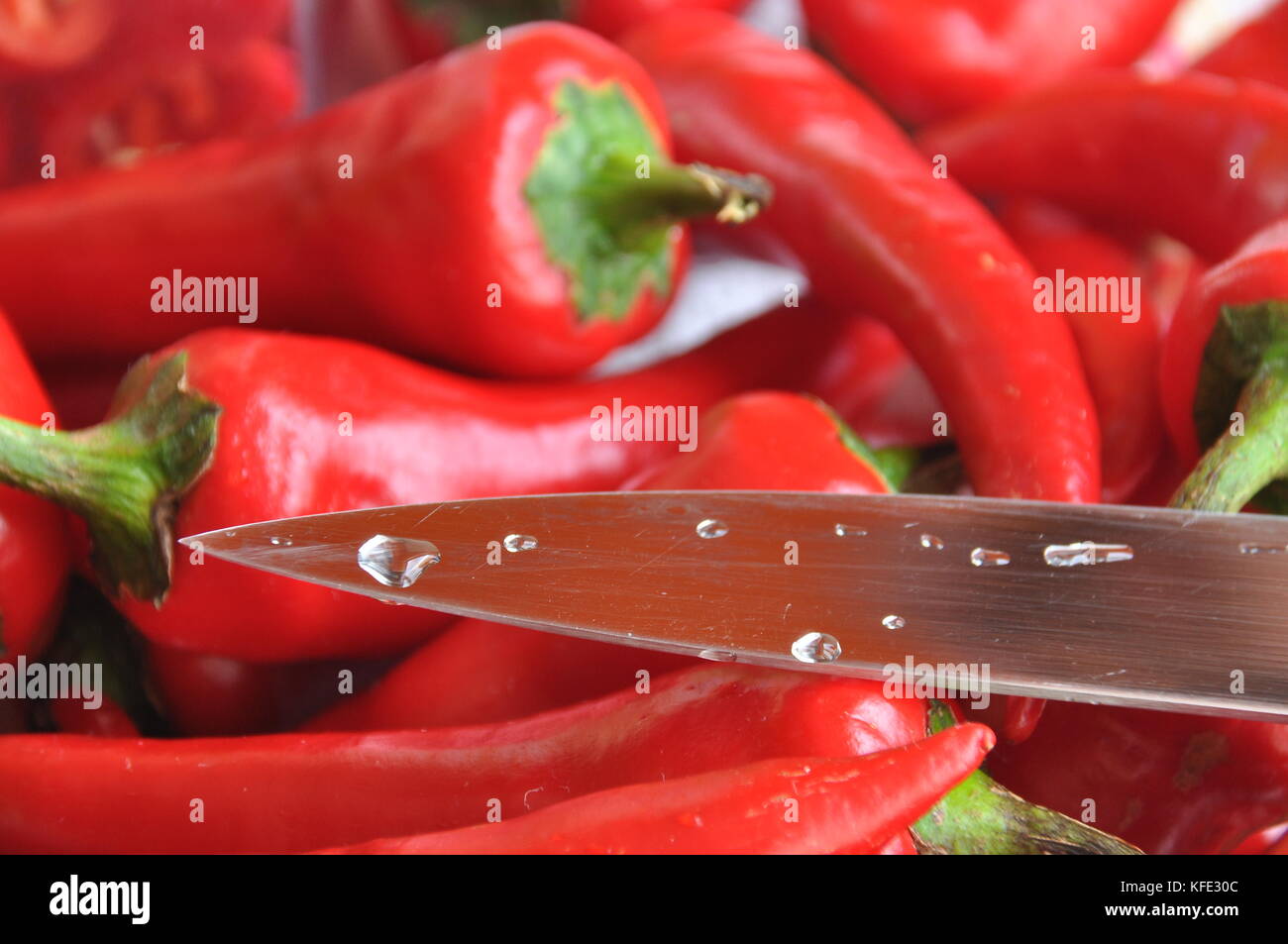 Hot pepper. Pods red vegetables, spicy Stock Photo - Alamy