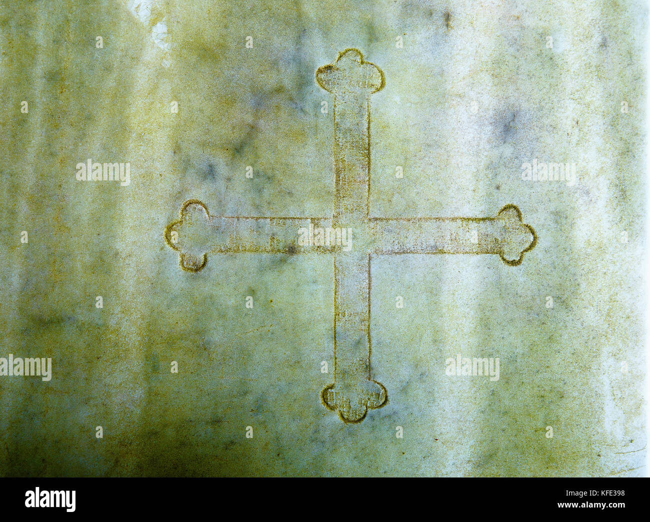 Cross in marble. Color Structure rock background Stock Photo - Alamy