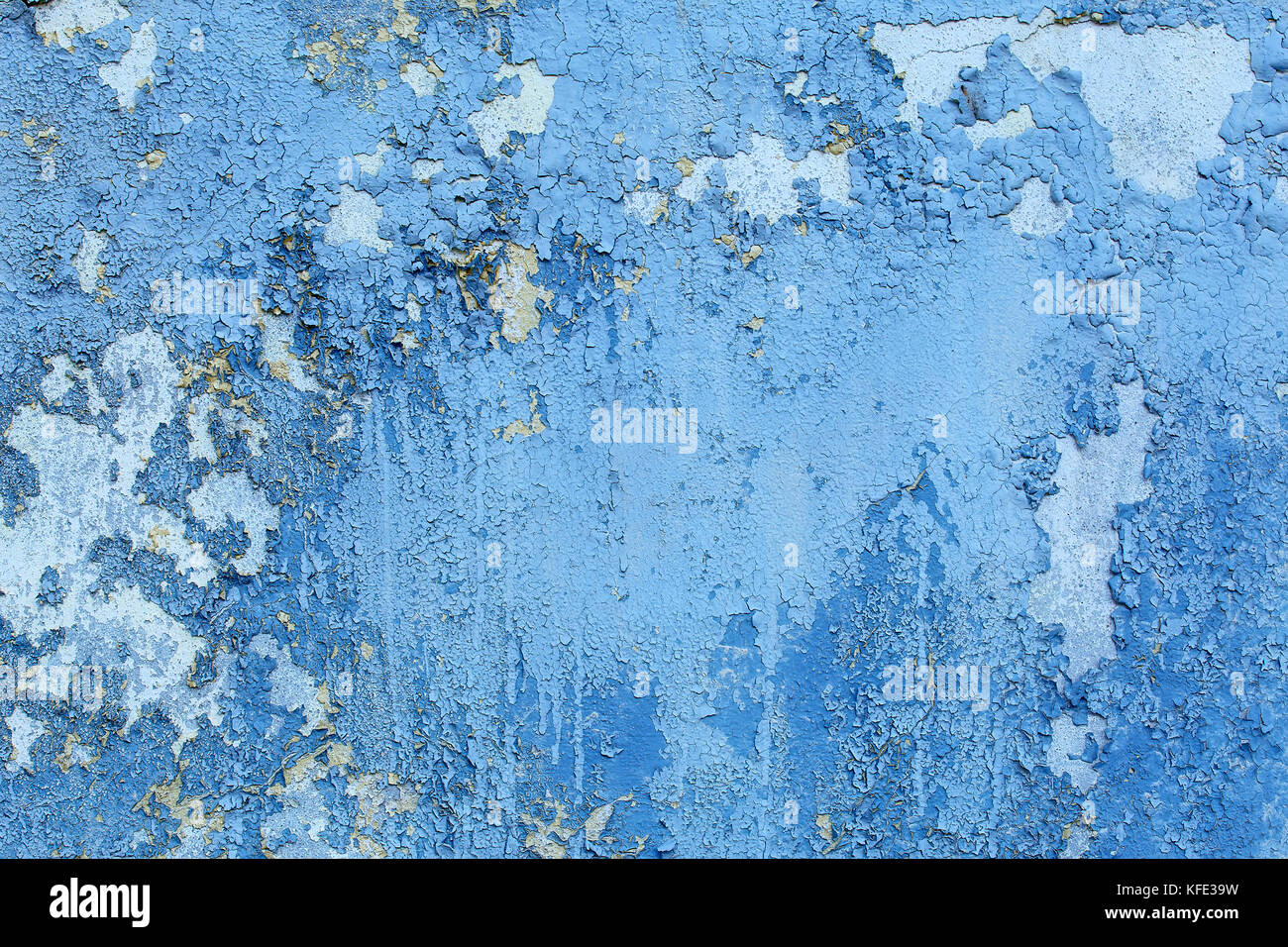 Blue crackle wall texture, color crackle background Stock Photo - Alamy