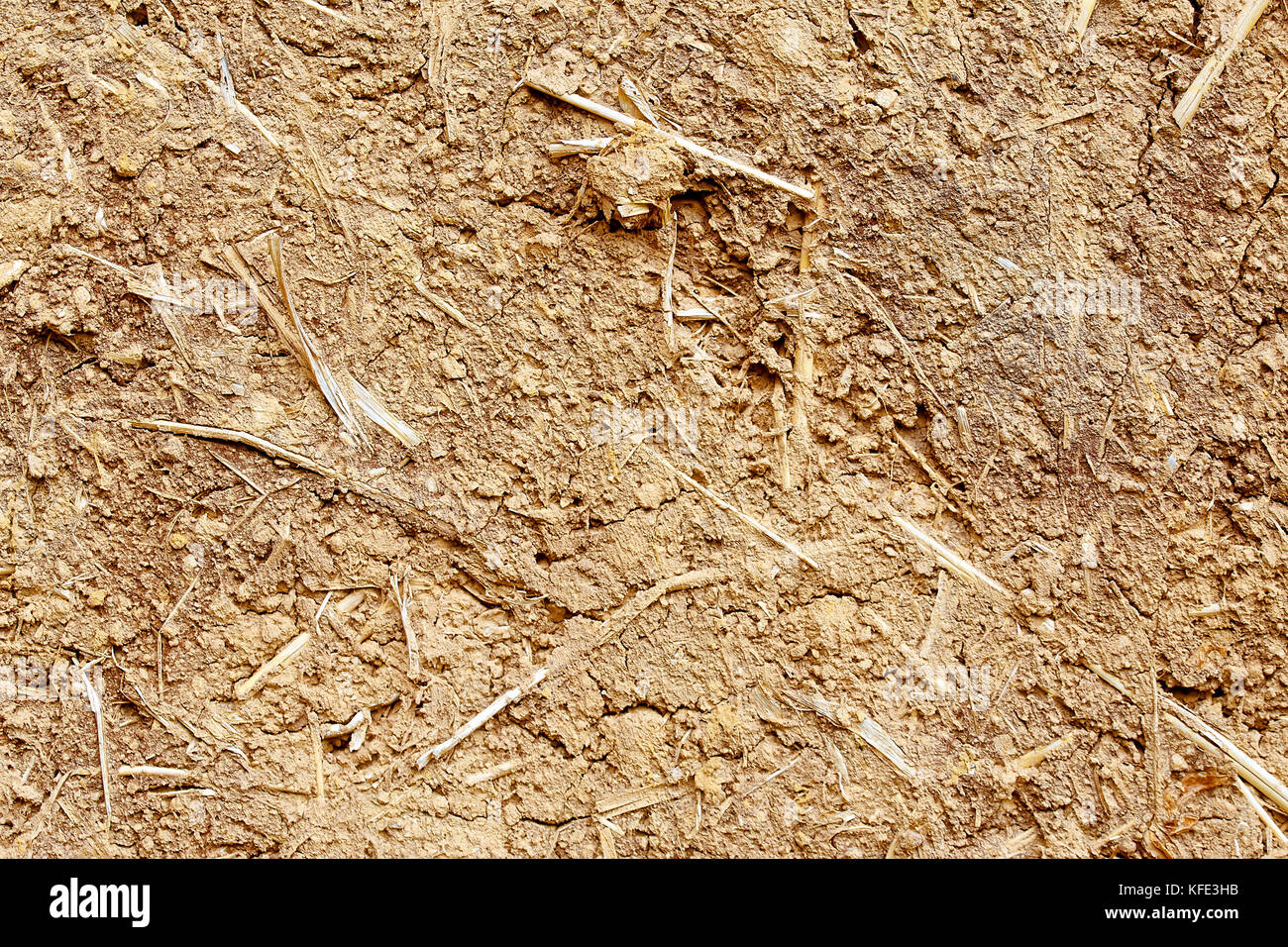 Mass for natural clay plasters. The structured background Stock Photo ...