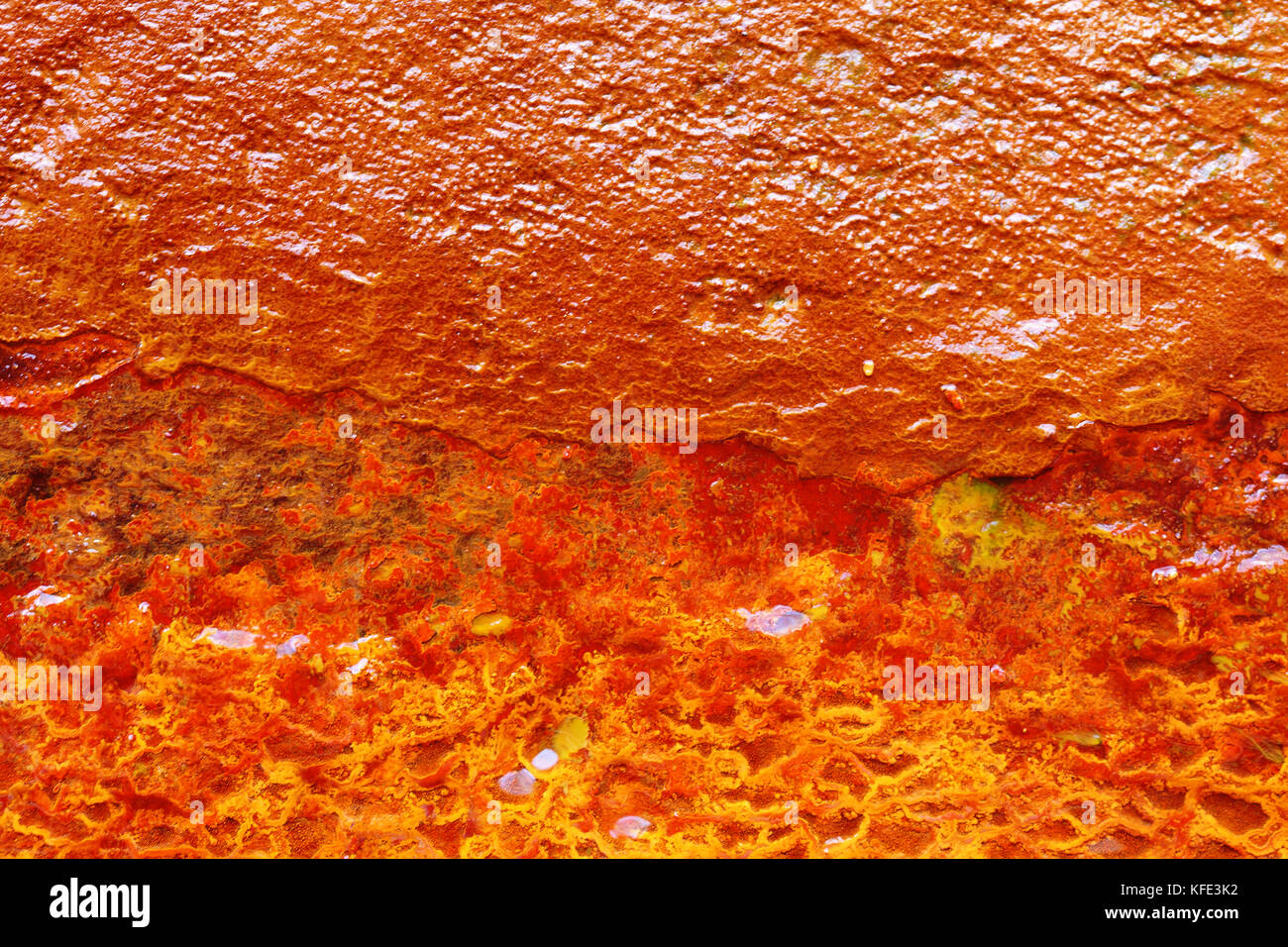 Stone wall and beautiful structure. Rock with sediment with mineral ...