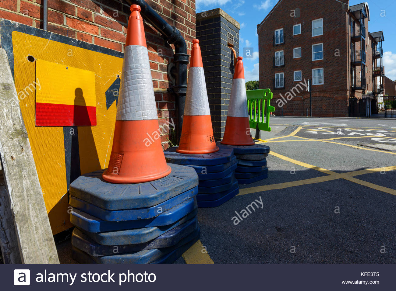Construction Safety Cones High Resolution Stock Photography and Images ...