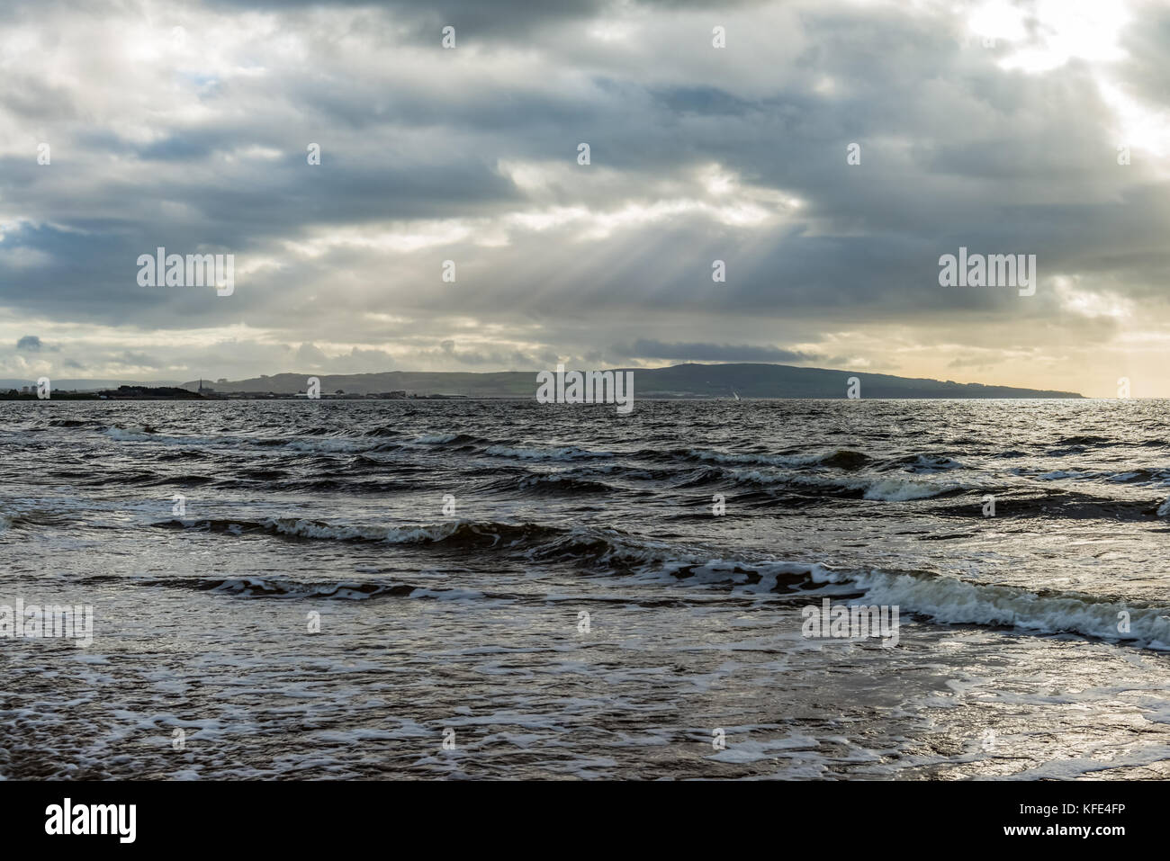 From Prestwick bay over to Ayr, The Heads of Ayr and beyond The skys ...