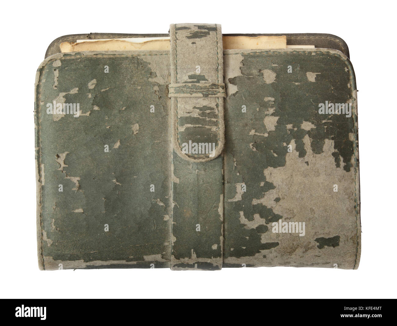 Old Notebook isolated on white with clipping path Stock Photo - Alamy