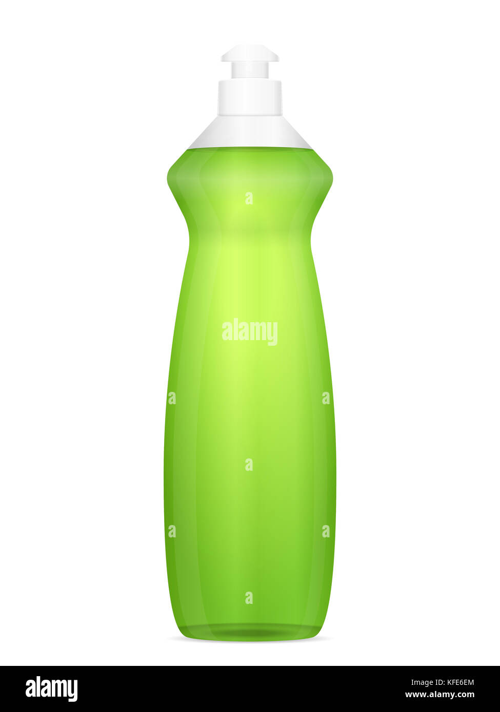 Detergent bottle on a white background. Vector illustration Stock Photo ...