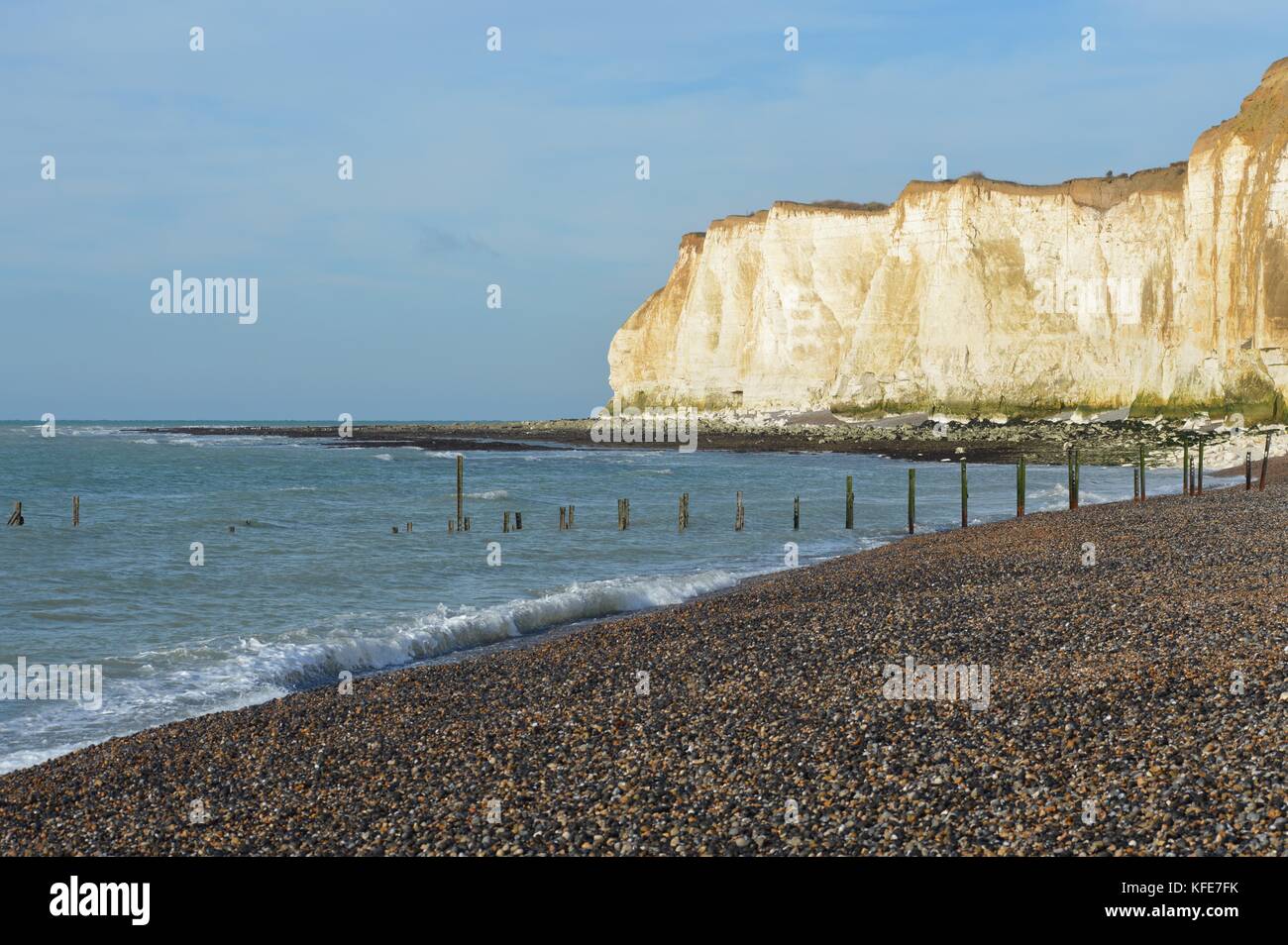 Chalk cliff along the South Coast of England Stock Photo - Alamy