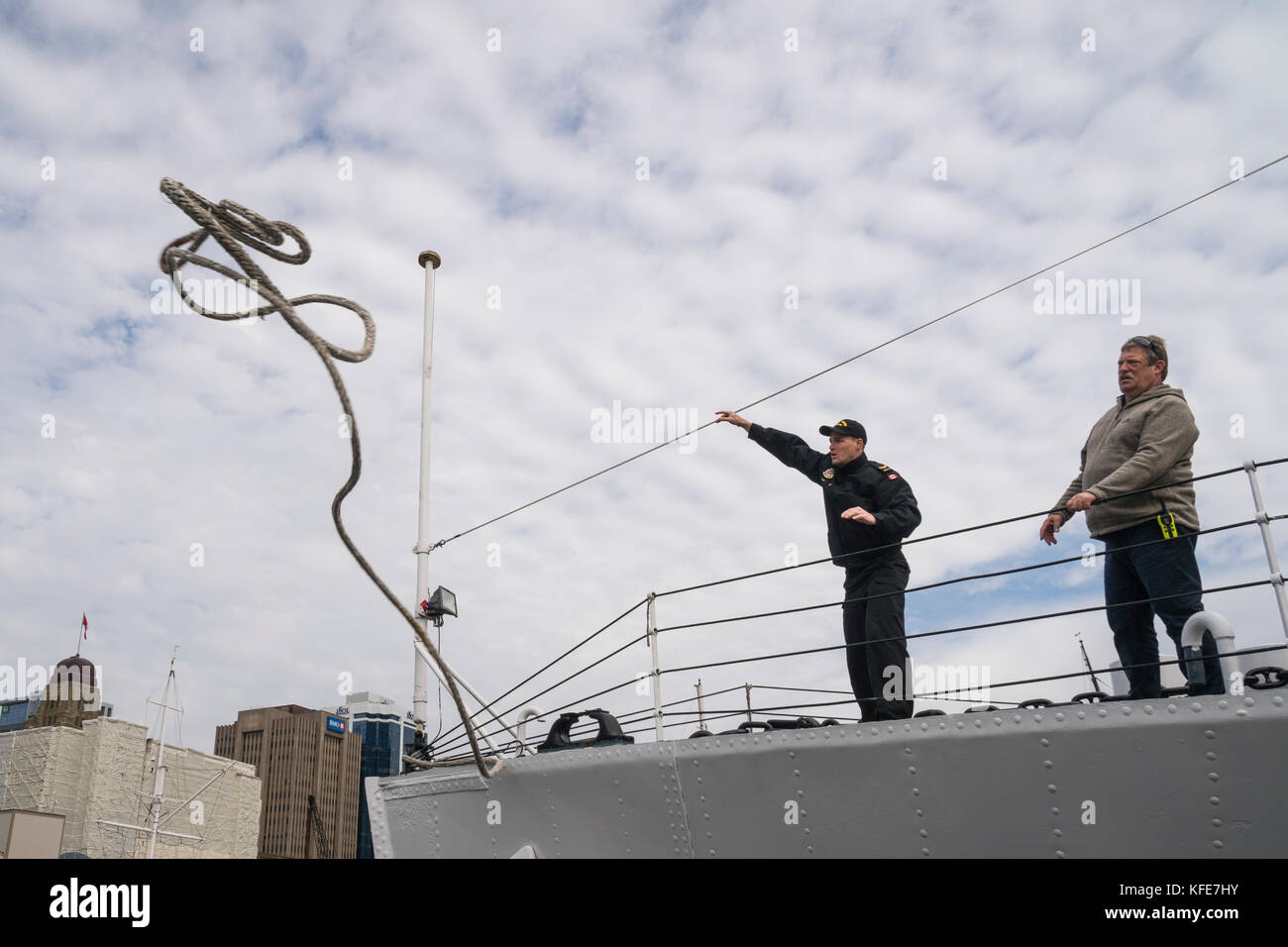 World's last remaining Flower-class corvette HMCS SACKVILLE arrives on ...