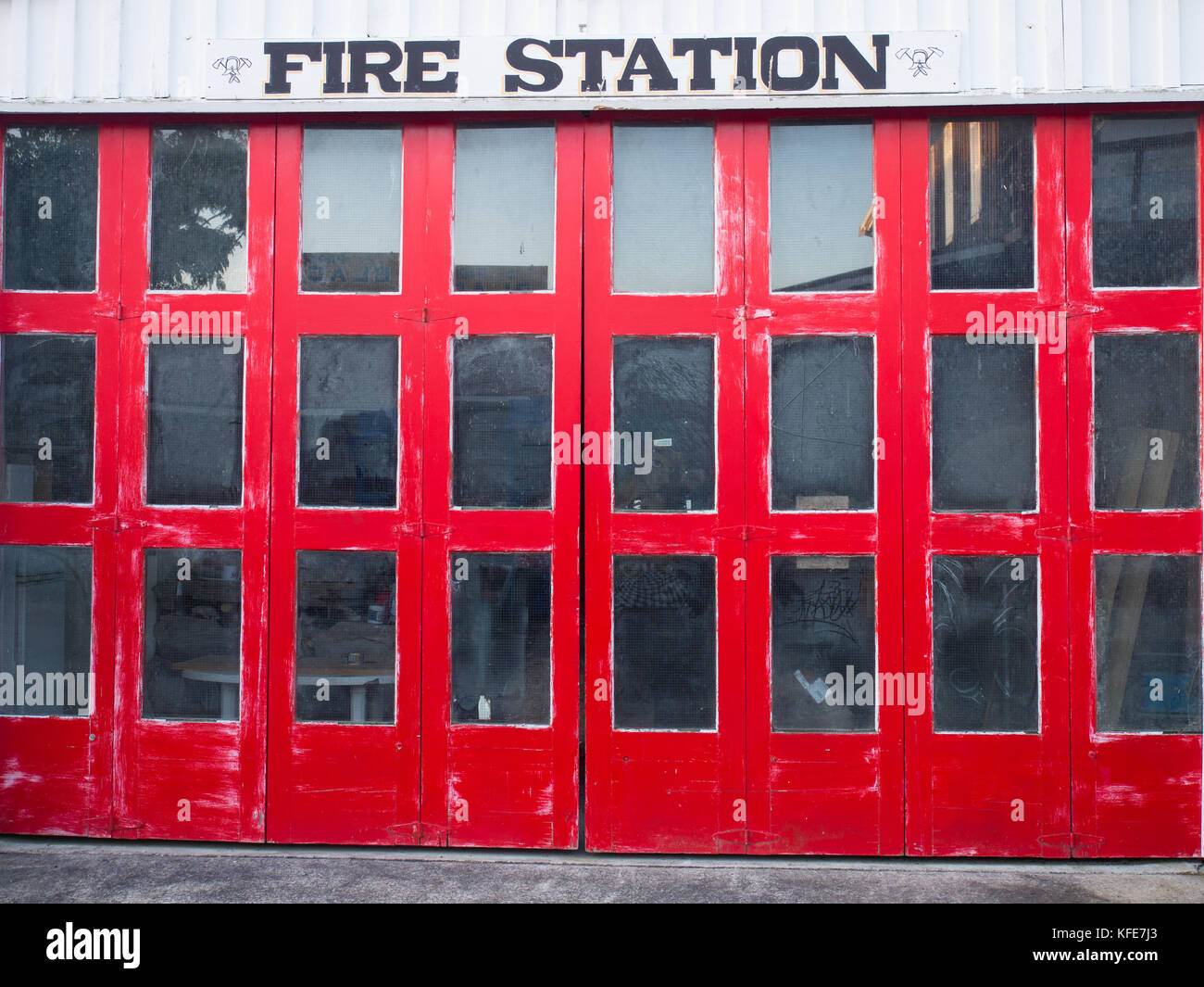 Old fire station sign hi-res stock photography and images - Alamy