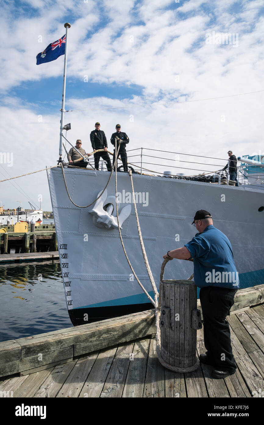 World's last remaining Flower-class corvette HMCS SACKVILLE arrives on ...