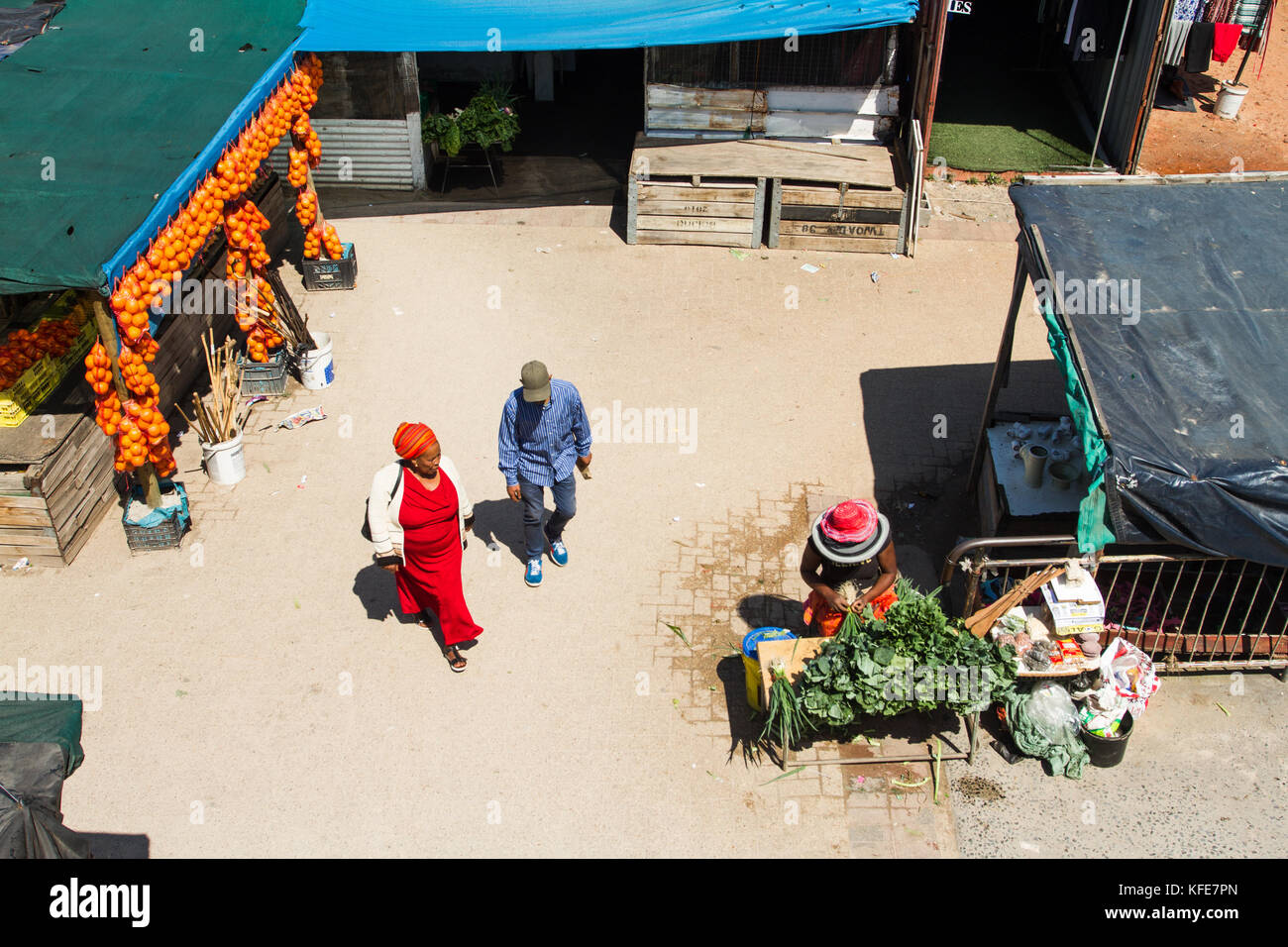 Informal shops in Khayelitsha township, Cape Town, South Africa Stock ...