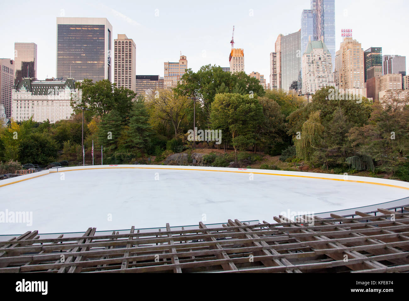 Trump ice rink, Central Park, Manhattan, New York City, United states ...