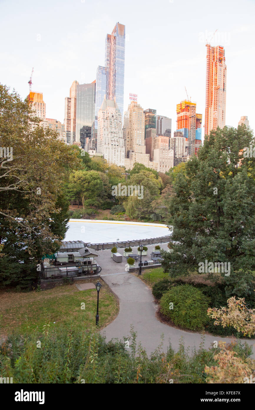 Trump ice rink, Central Park, Manhattan, New York City, United states ...