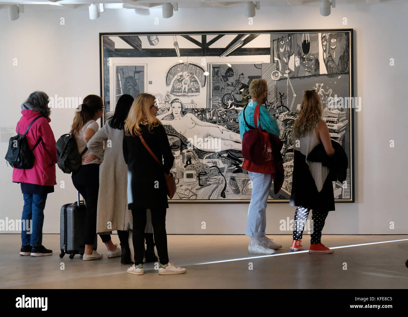 Grayson Perry exhibition Arnolfini Gallery Bristol Stock Photo - Alamy