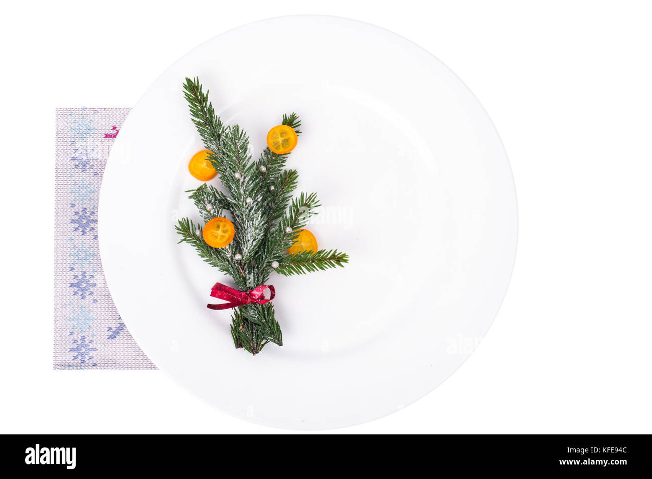 Table set winter christmas Cut Out Stock Images & Pictures - Alamy