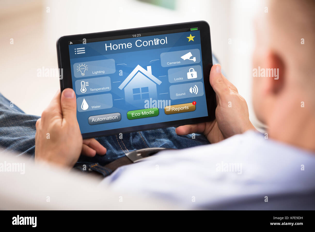 Home automation controller hi-res stock photography and images - Alamy