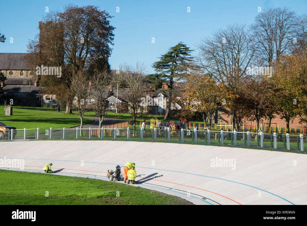 Concrete cycle track hi-res stock photography and images - Alamy