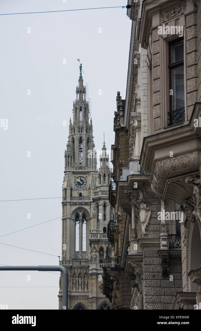 Vienna City Hall / Wiener Rathaus / Венская ратуша Stock Photo - Alamy