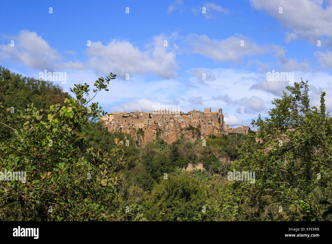 Calcata, medieval village in Italy Stock Photo - Alamy