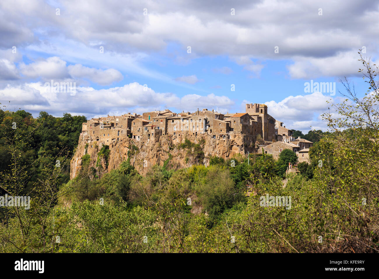 Calcata, medieval village in Italy Stock Photo - Alamy