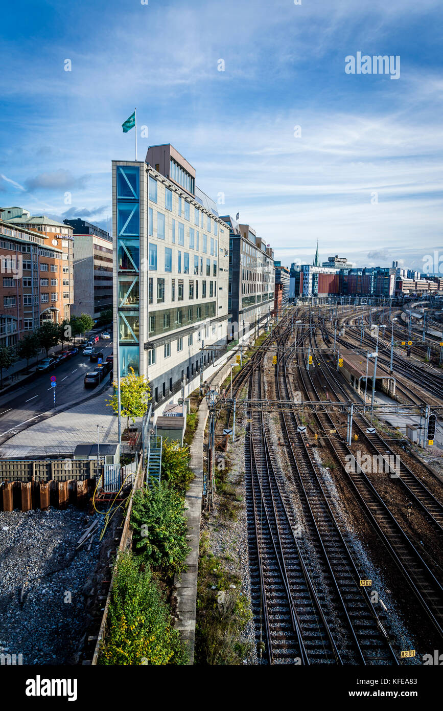 Europe sweden railway tracks hi-res stock photography and images - Alamy