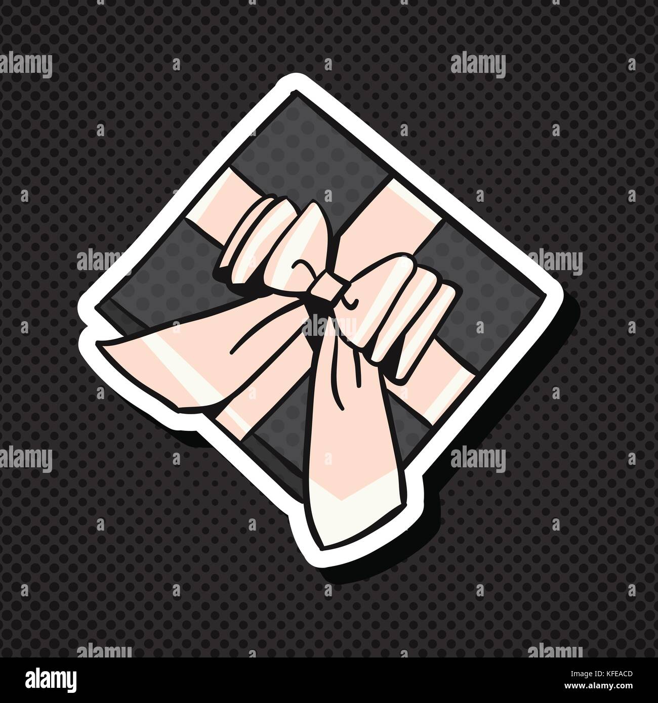 Bow box Stock Vector Images - Alamy