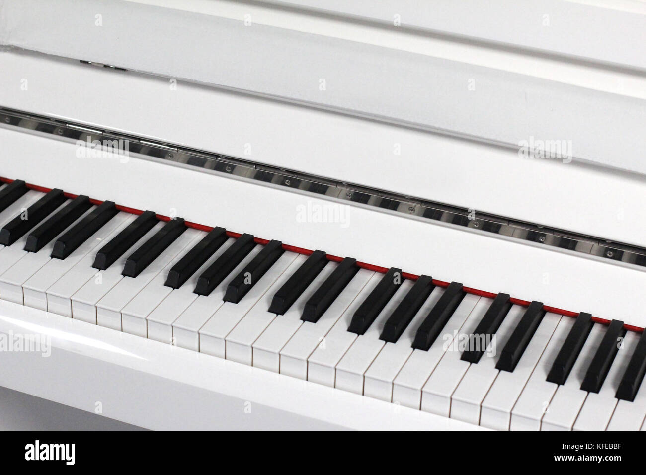 Musical instruments / Piano keys / Parts Stock Photo - Alamy