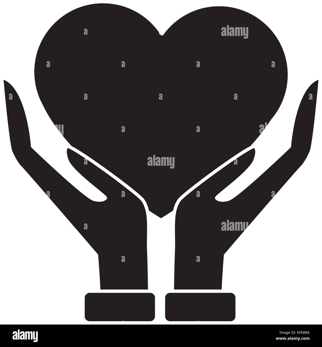 Hands with medical symbol Stock Vector Image & Art - Alamy