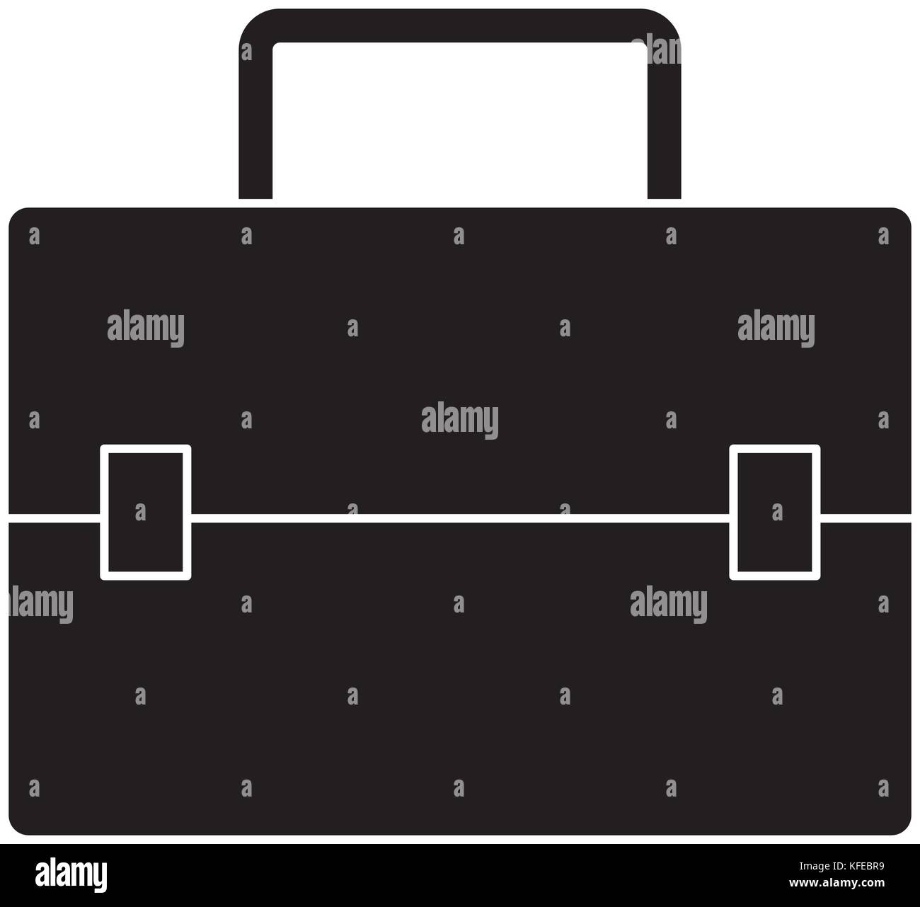 Business briefcase symbol Stock Vector Image & Art - Alamy