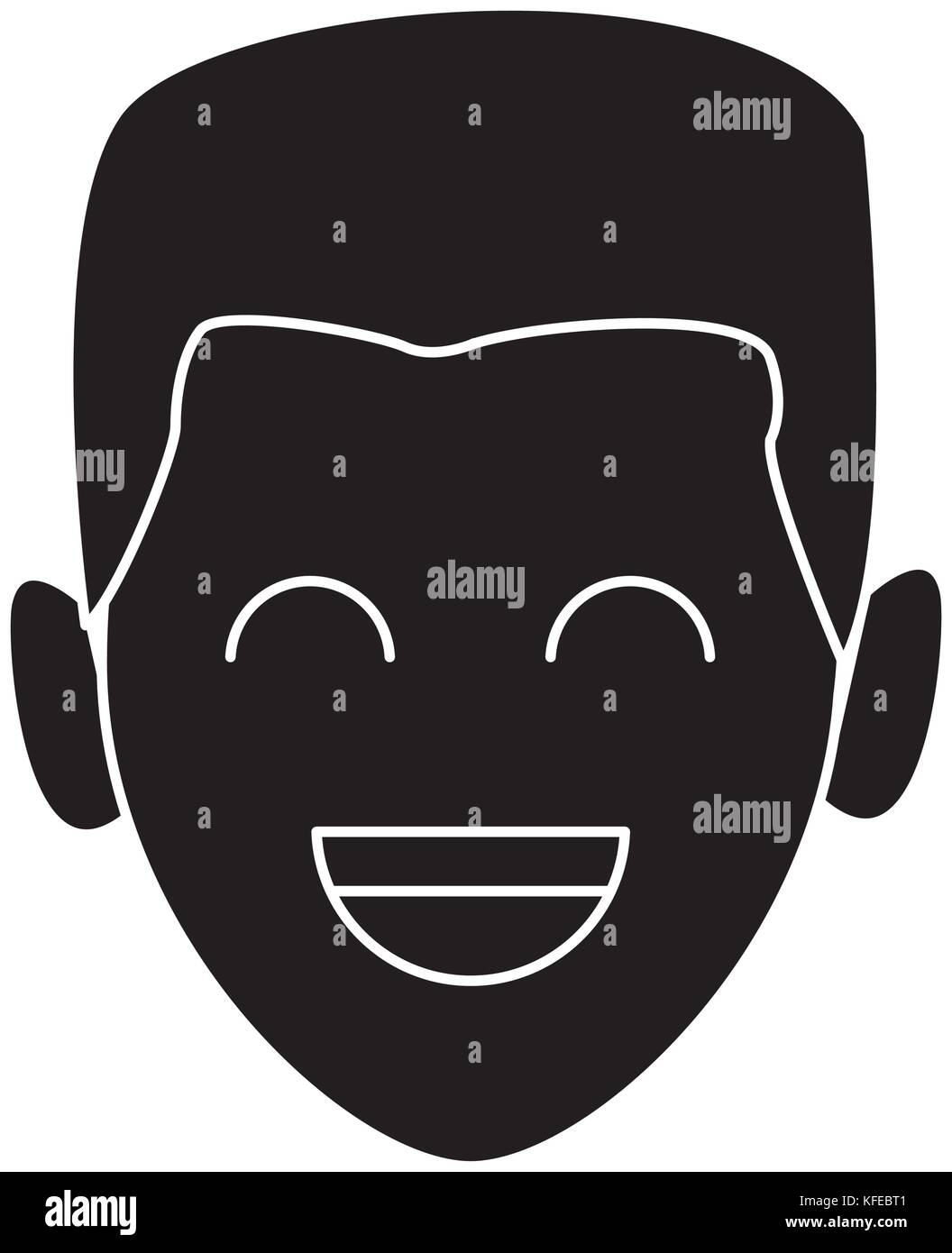 Man smiling cartoon Stock Vector Image & Art - Alamy