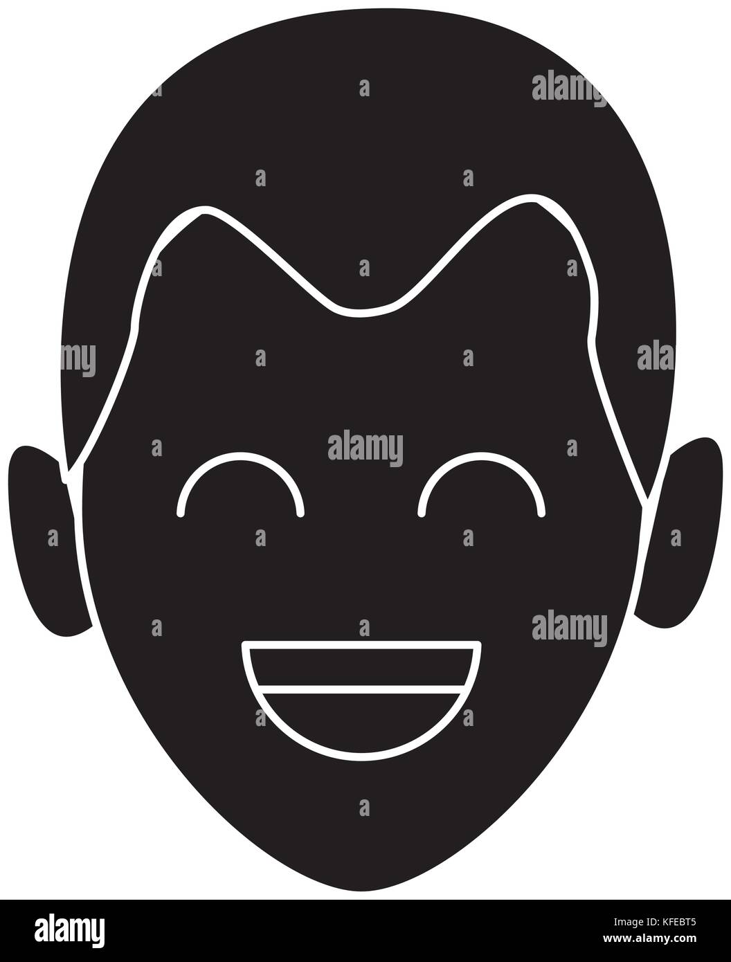 Man smiling cartoon Stock Vector Image & Art - Alamy