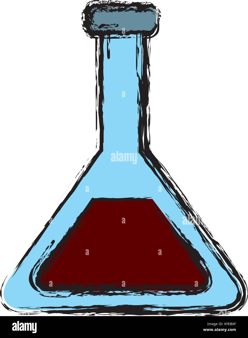 chemistry flask tool Stock Vector Image & Art - Alamy