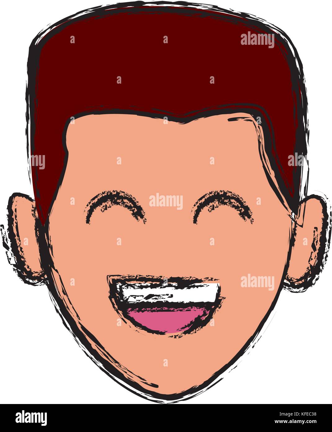 Man smiling cartoon Stock Vector Image & Art - Alamy