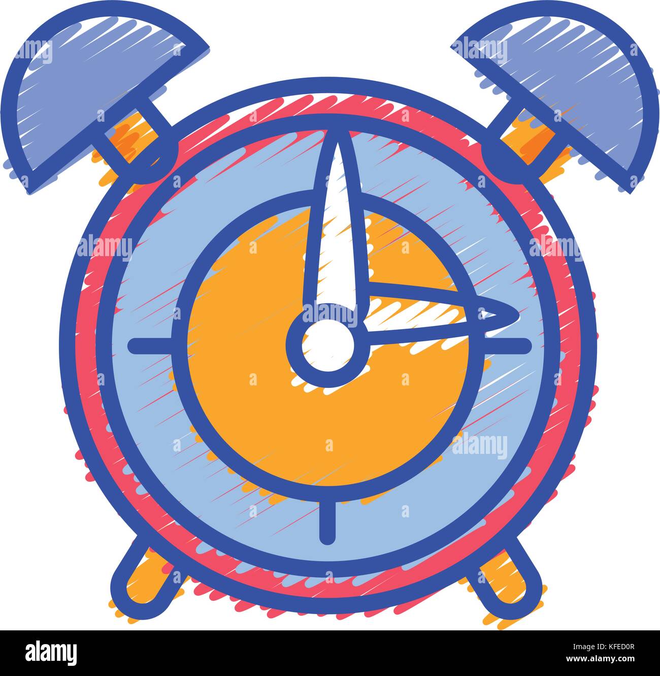 round clock alarm object design Stock Vector Image & Art - Alamy