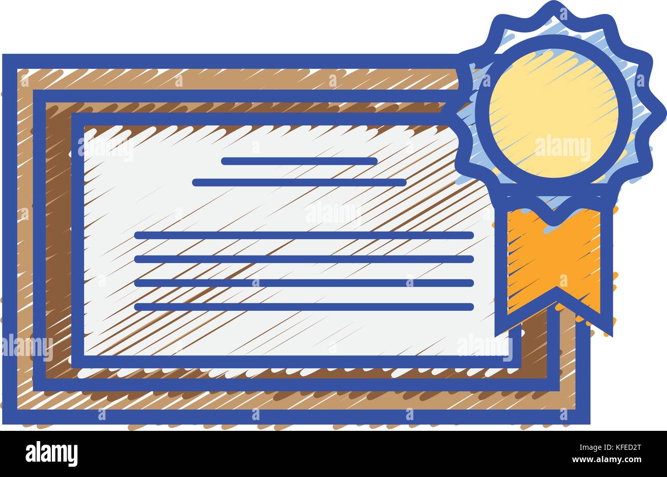 graduation diploma certificate with wood frame design Stock Vector ...