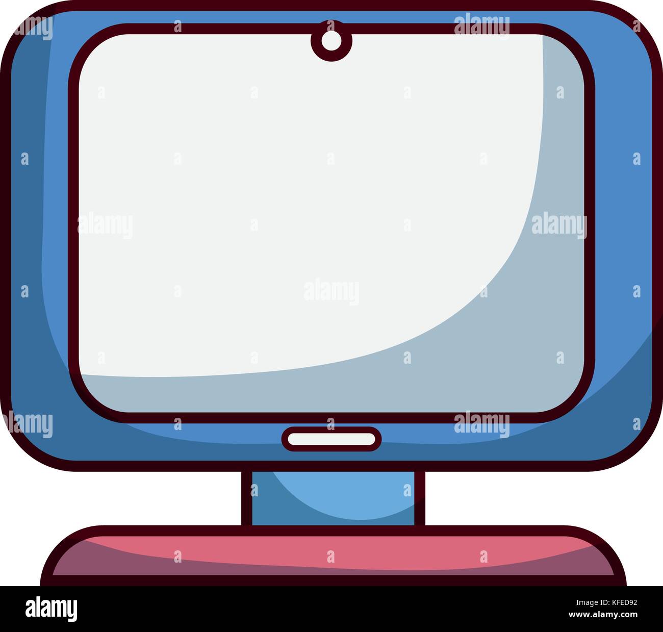 computer digital screen equipment technology Stock Vector Image & Art ...