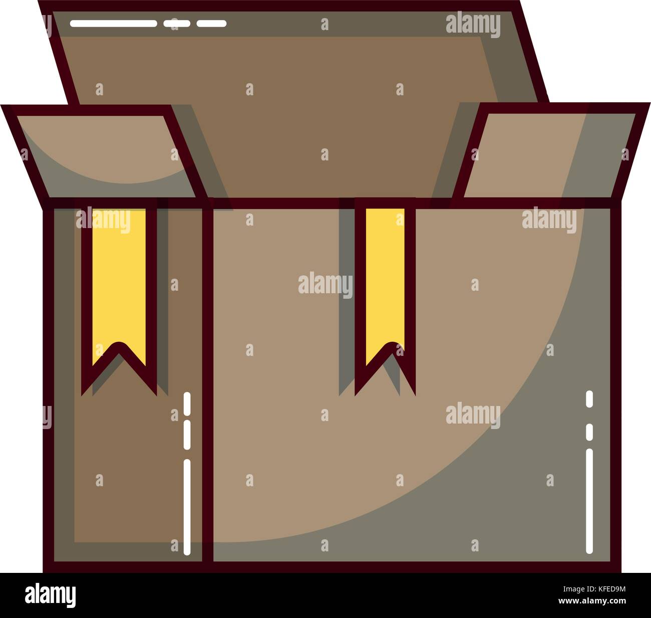 box package object open design Stock Vector Image & Art - Alamy