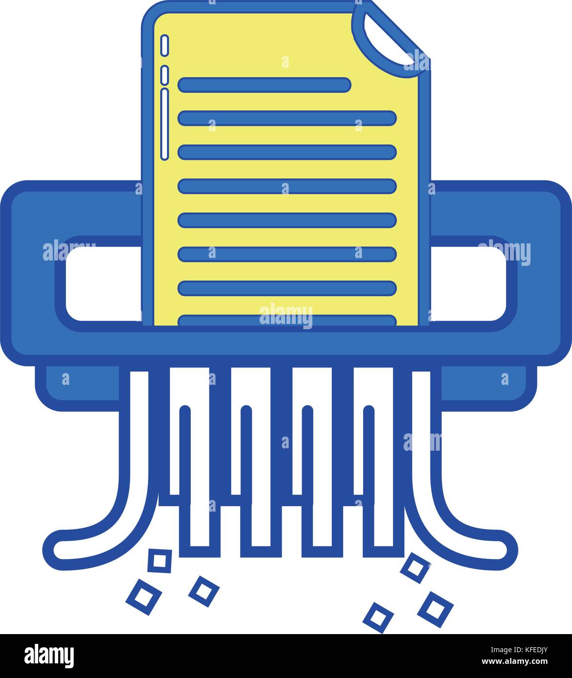 Paper recycling machine Stock Vector Images - Alamy