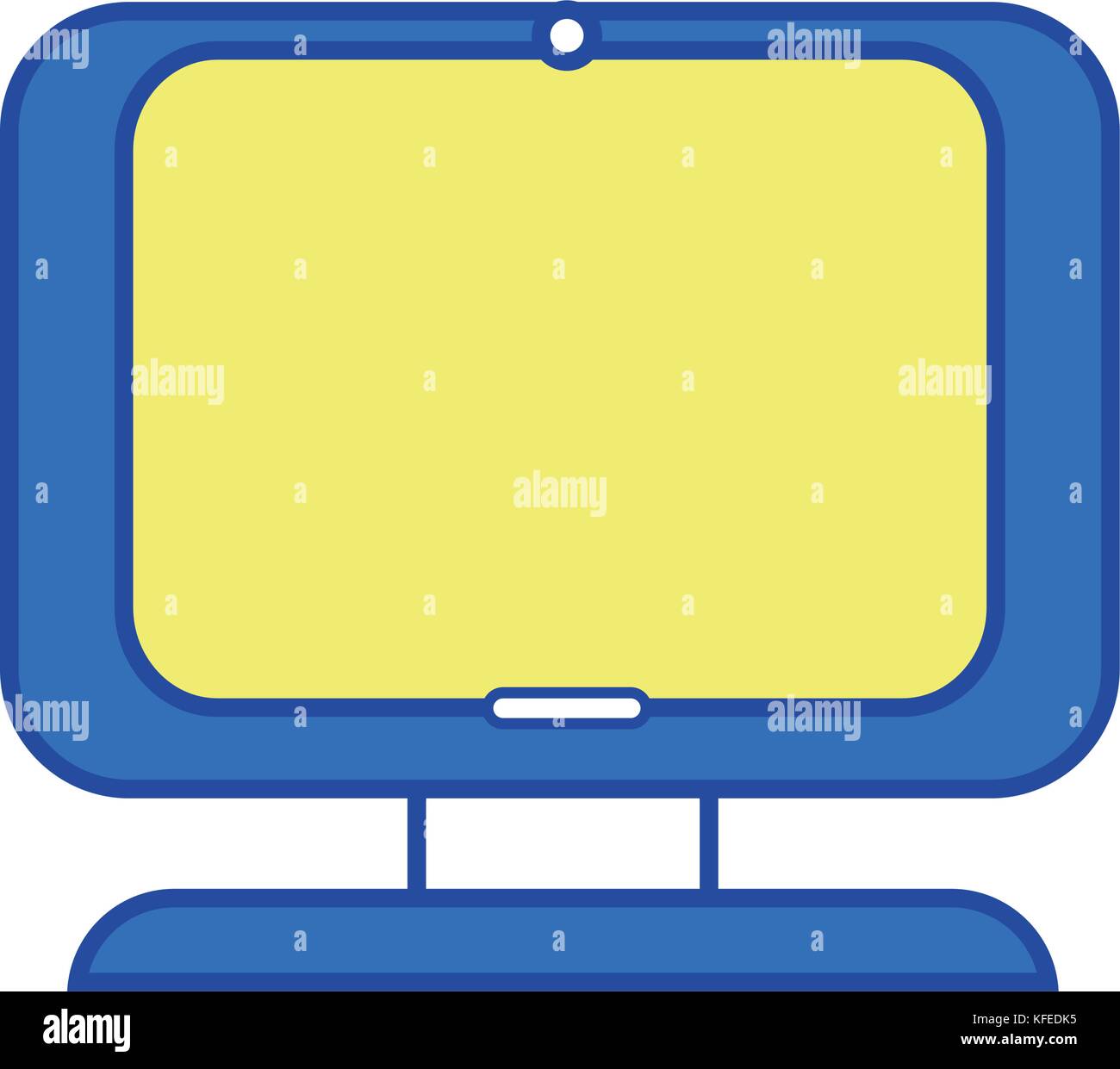 computer digital screen equipment technology Stock Vector Image & Art ...