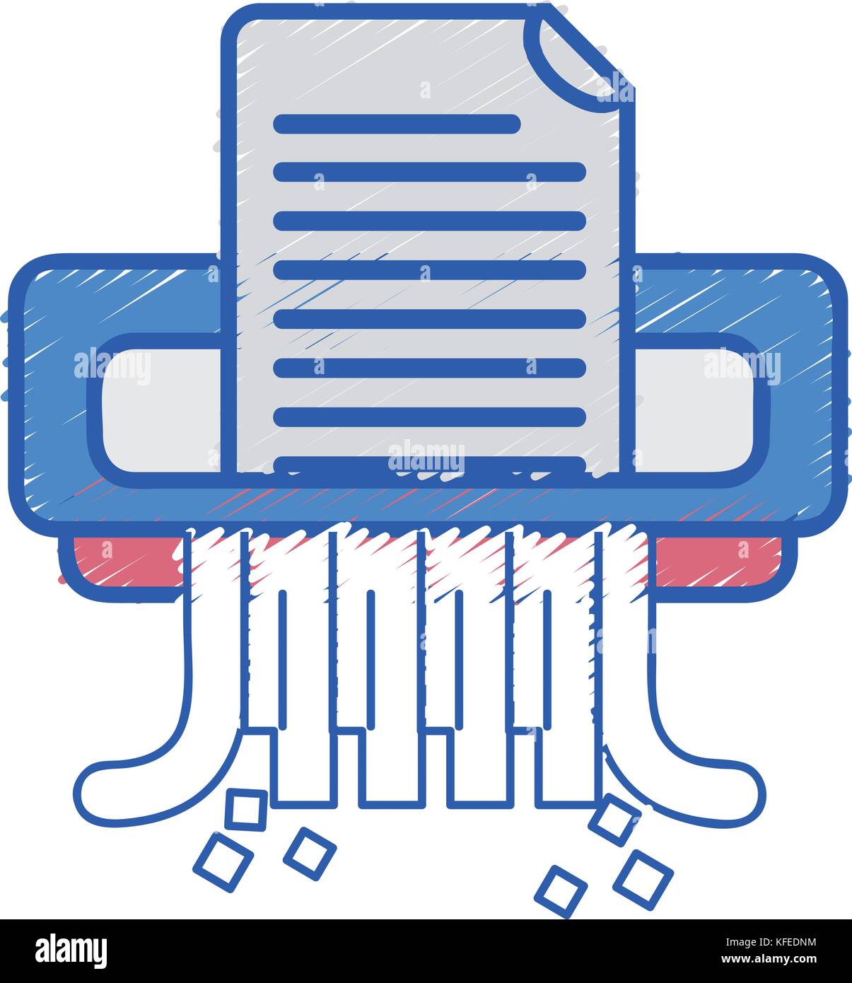 office paper shredder machine design Stock Vector Image & Art - Alamy