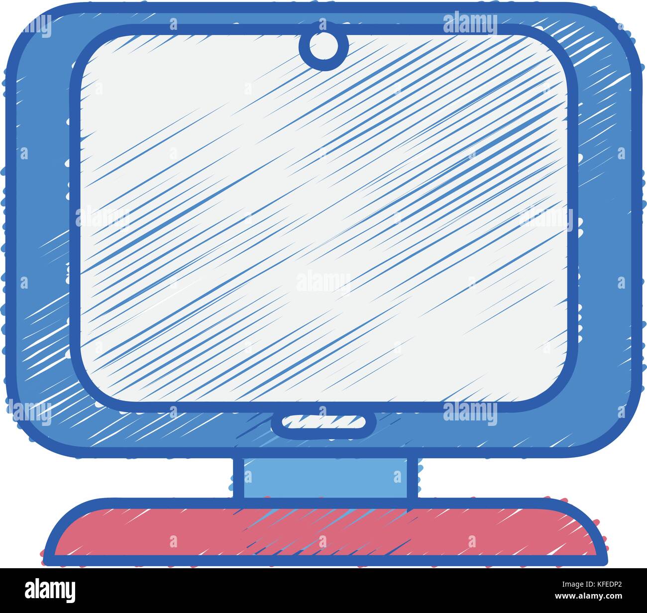 computer digital screen equipment technology Stock Vector Image & Art ...