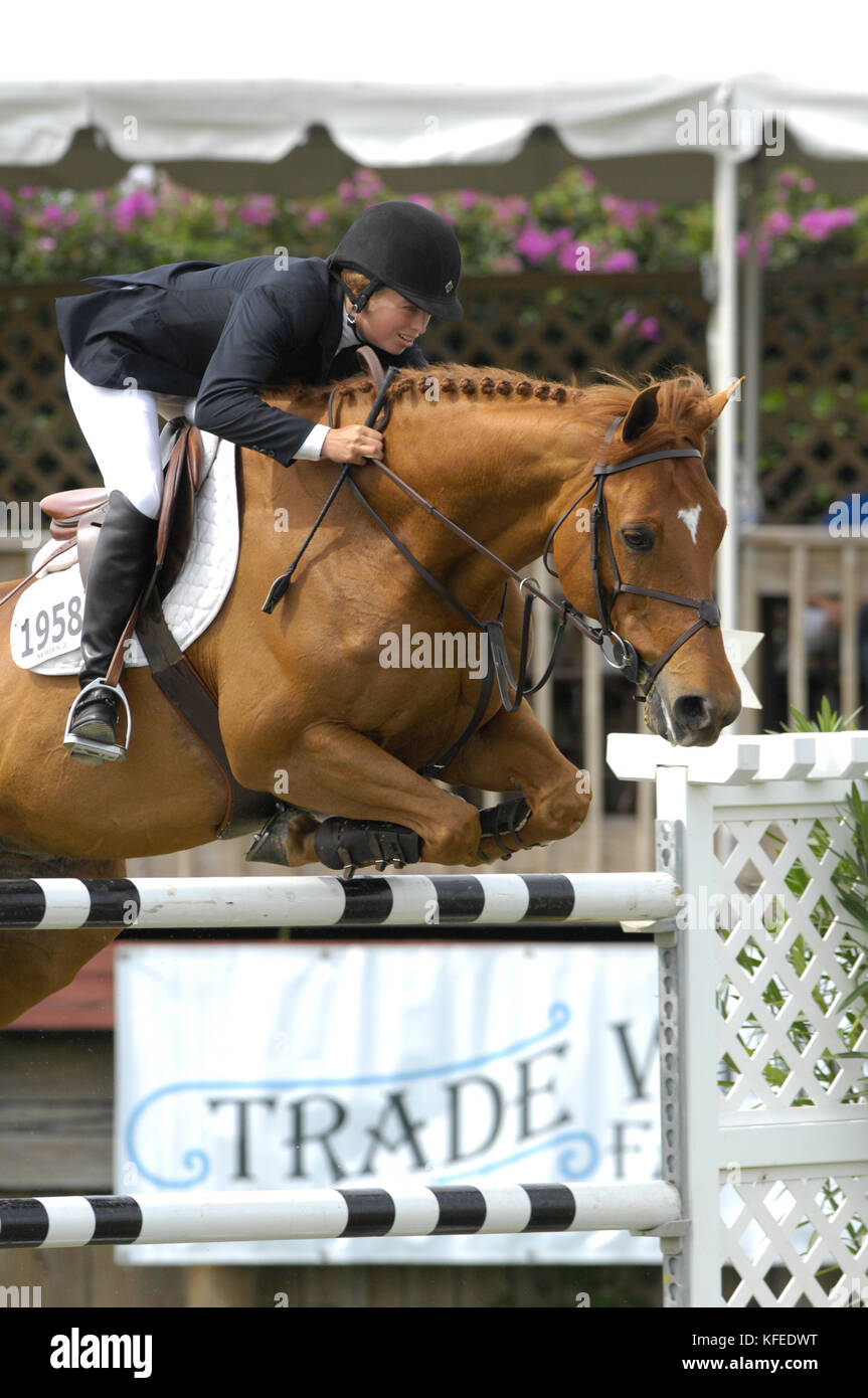 Sarah Segal (USA) riding True Love, Winter Equestrian Festival ...