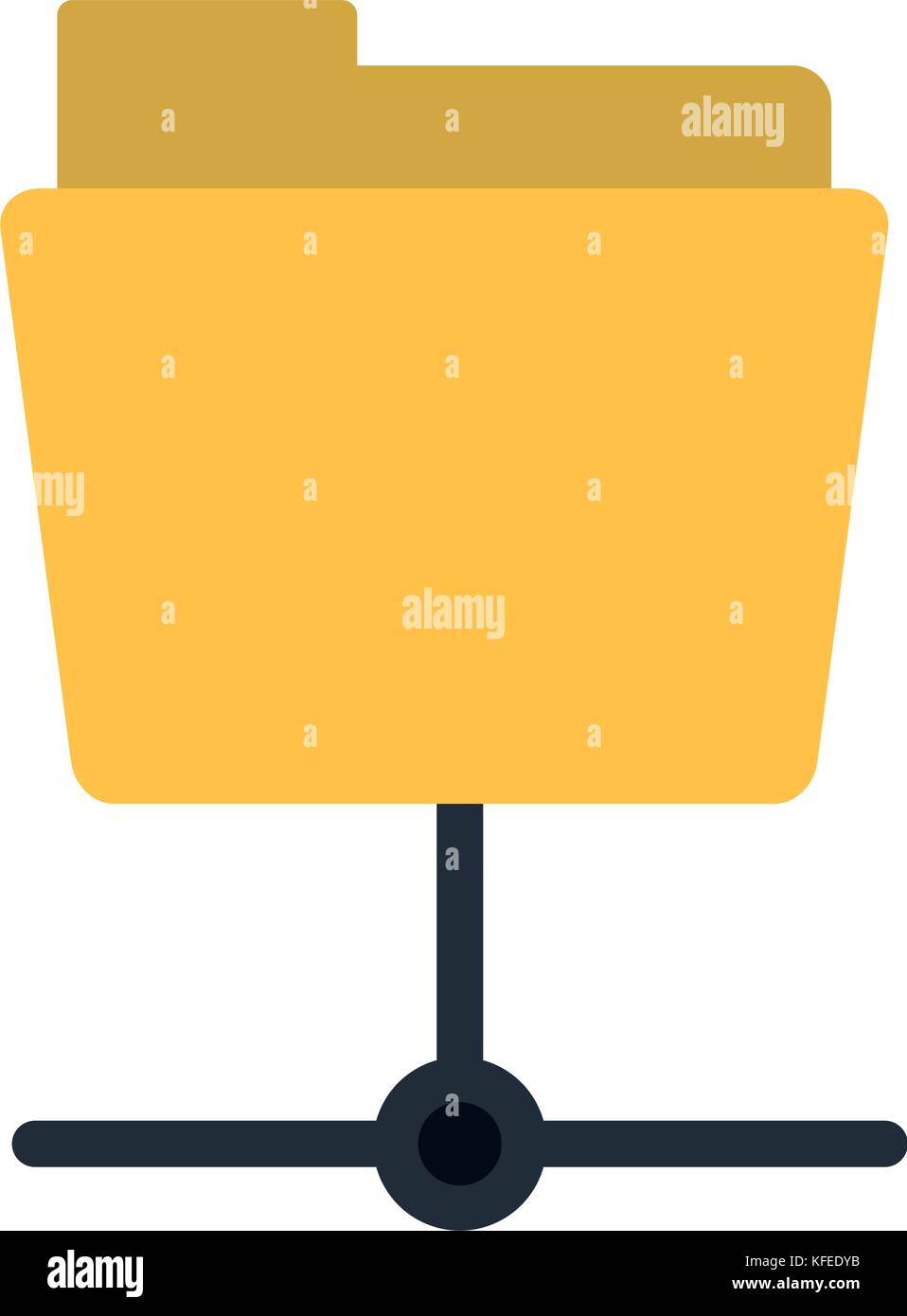 file folder linked icon image Stock Vector Image & Art - Alamy