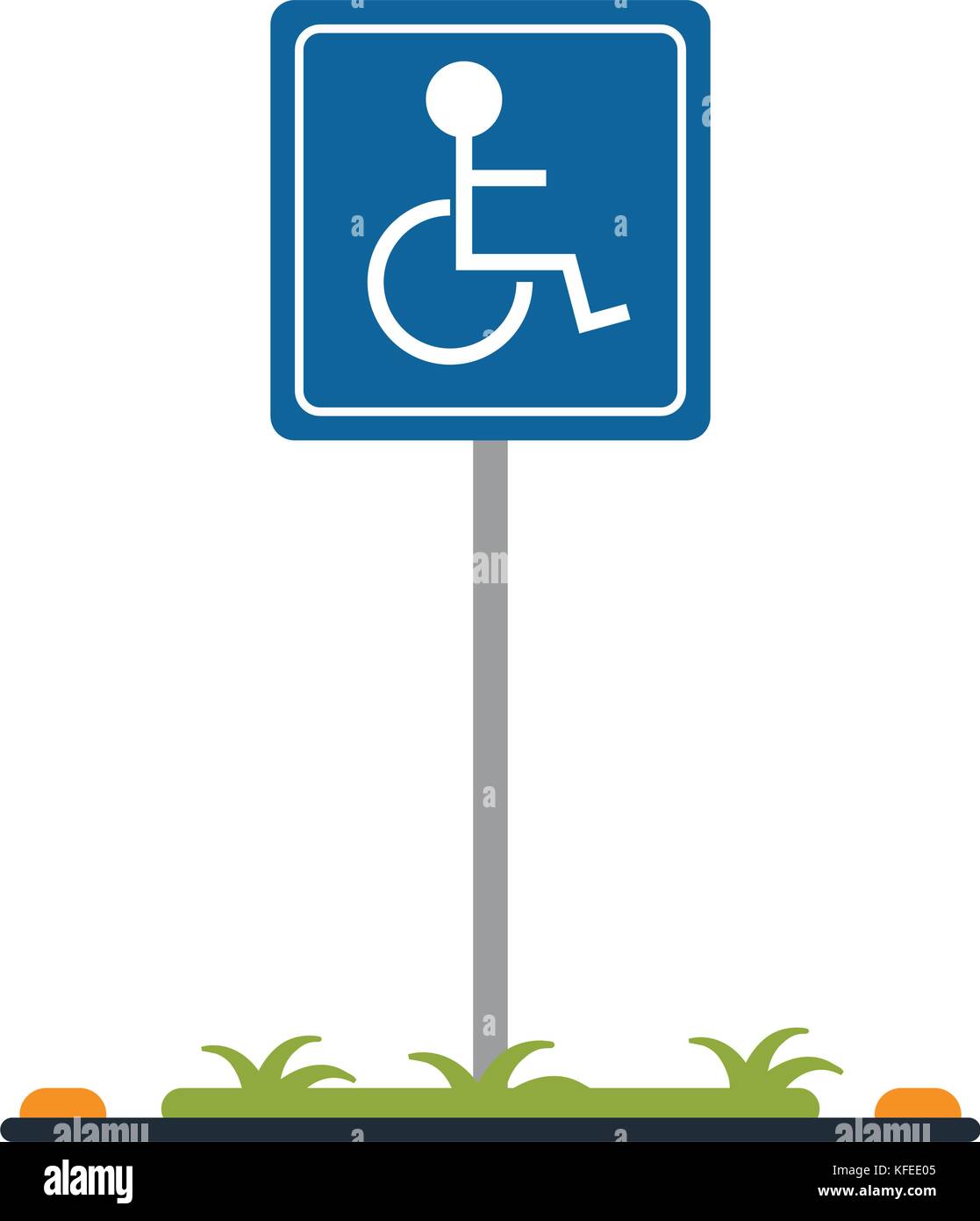 handicap parking sign icon image Stock Vector Image & Art - Alamy