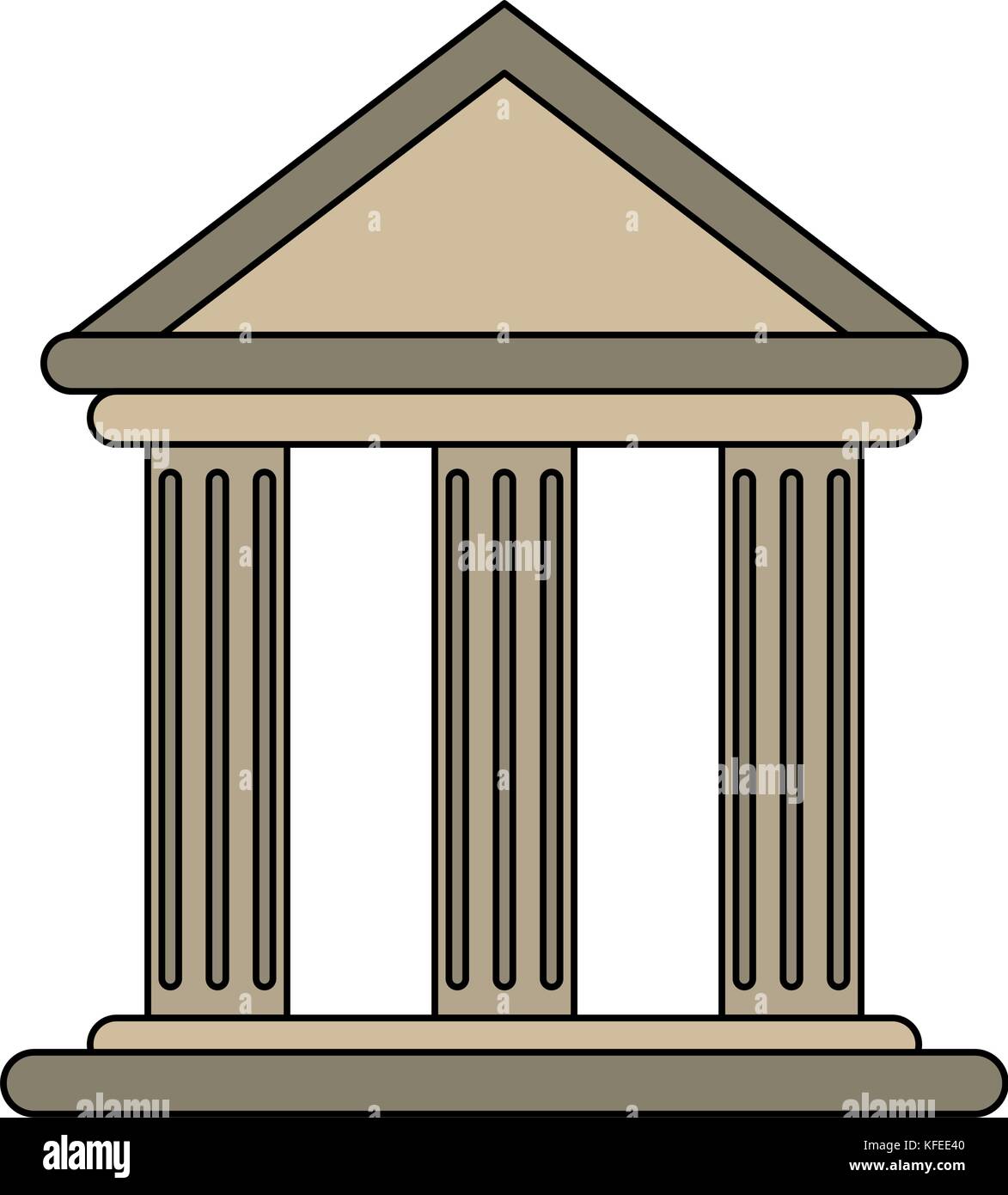 ancient greek building icon image Stock Vector Image & Art - Alamy