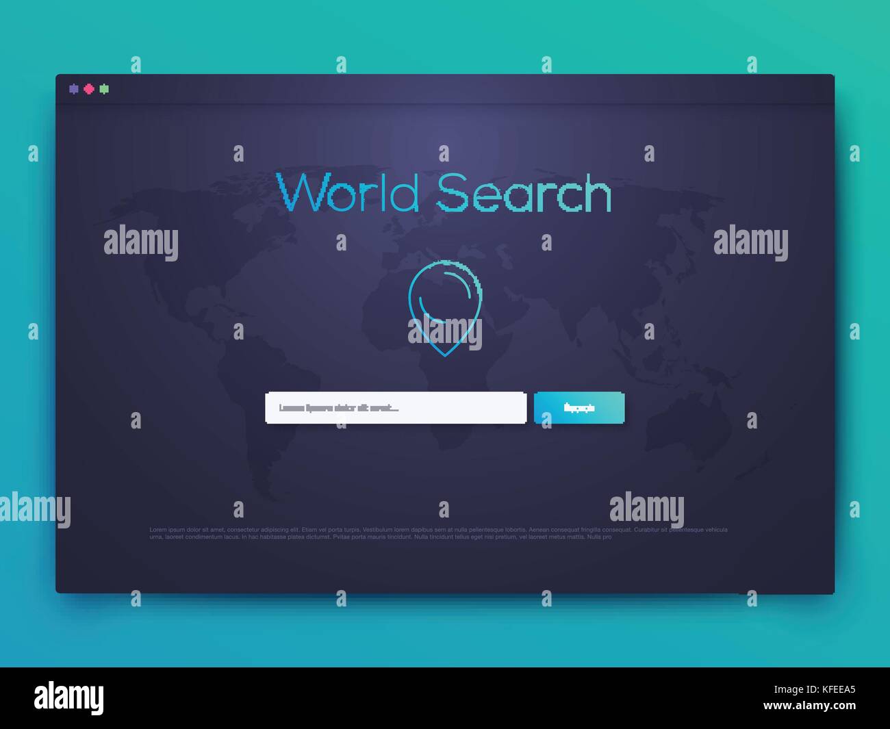 Vector Illustration of screens and web concept. Interface UX, UI GUI ...