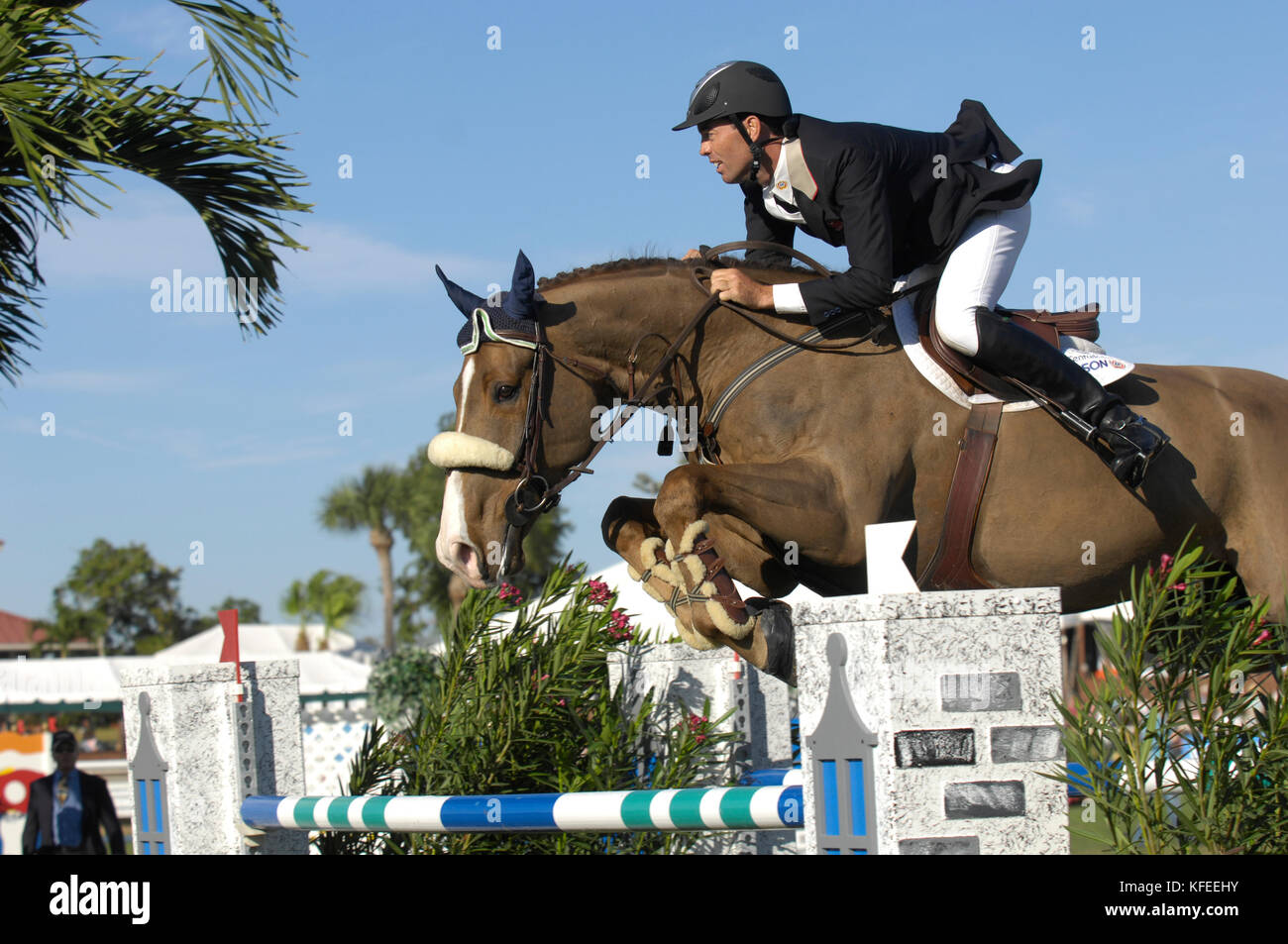 Jonathon Miller (CAN) riding Noble 1, Winter Equestrian Festival ...