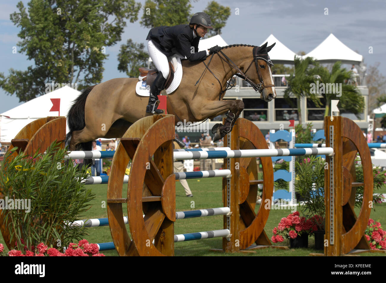 Beezie Madden (USA) riding Integrity, Winter Equestrian Festival ...