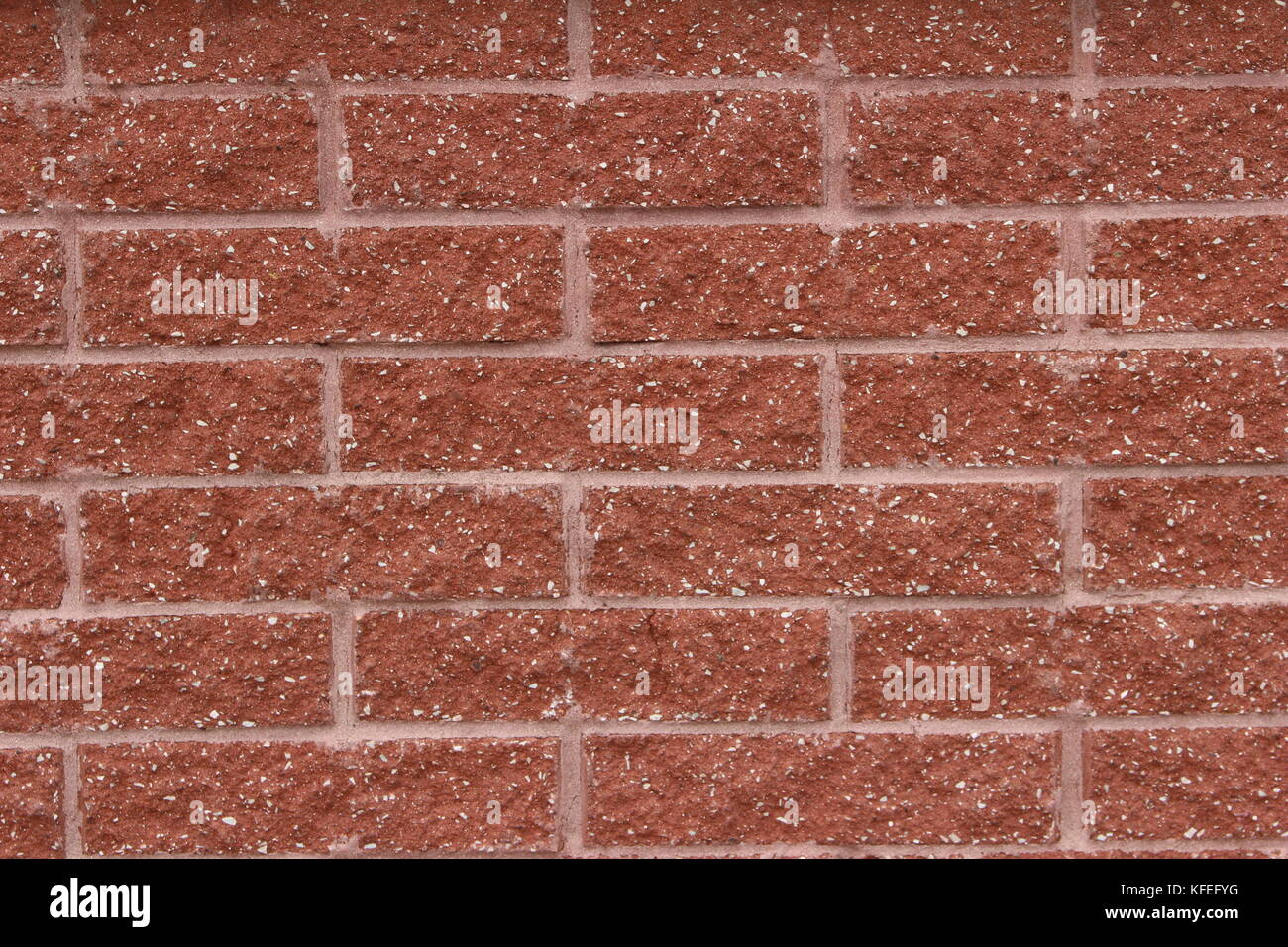 Salmon Red Brick Wall Background With White Specks in Traditional ...
