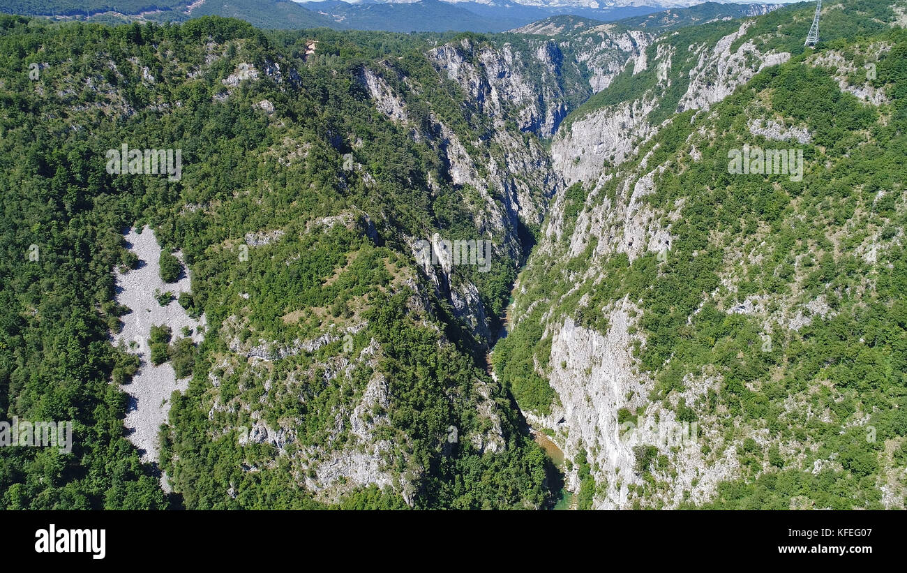 Durmitor mountains gorge hi-res stock photography and images - Alamy