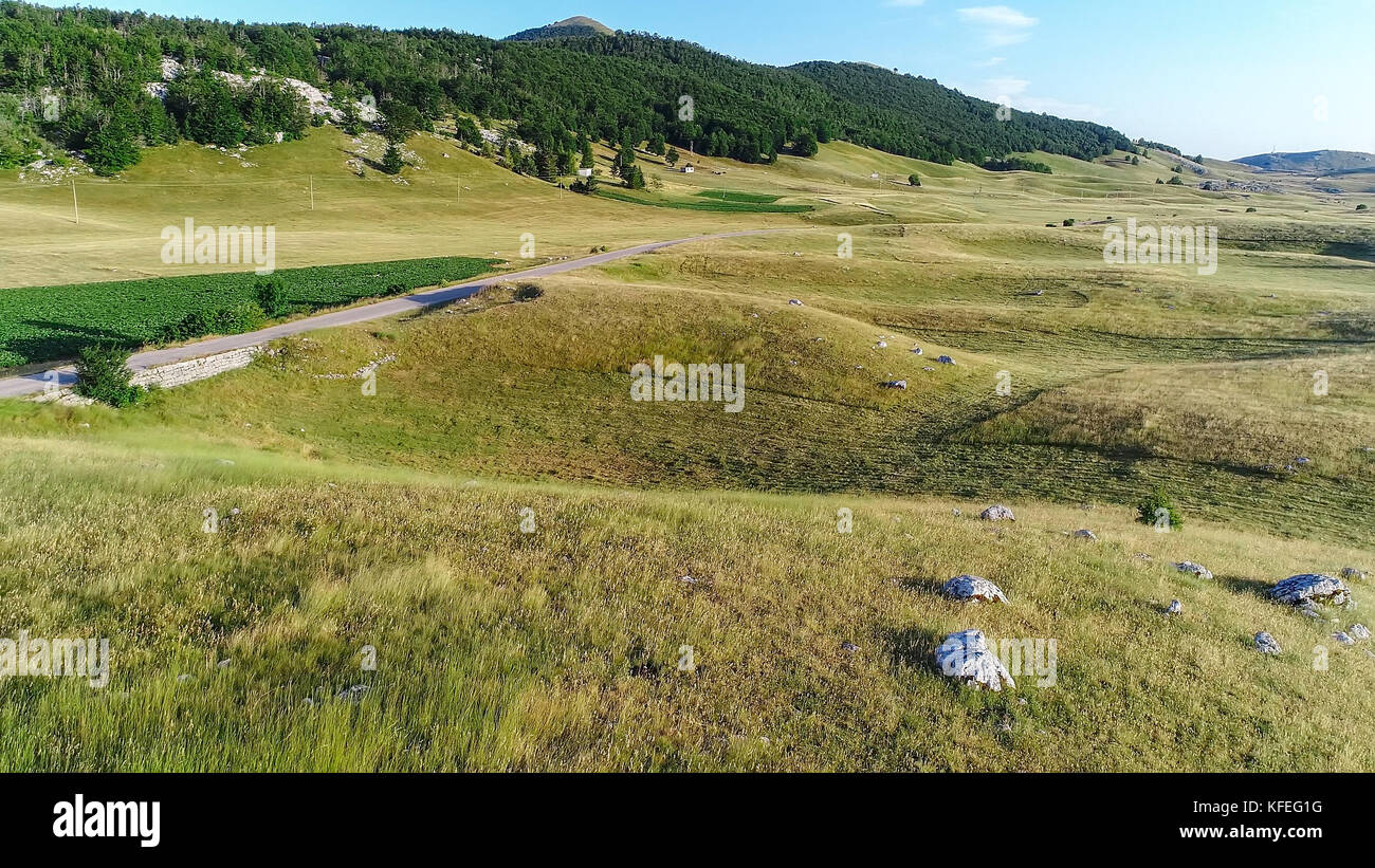 Limestone karst landscape on Durmitor, Montenegro Stock Photo - Alamy